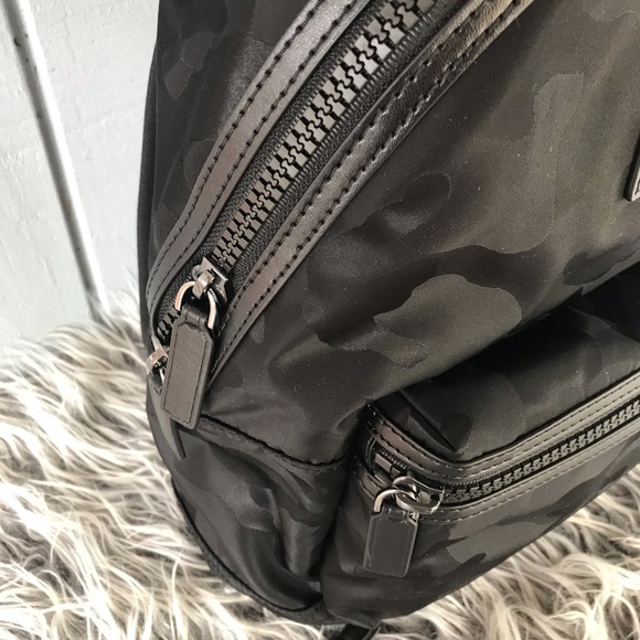 Michael Kors | Bags | Nwt Mk Unisex Camo Nylon Jacquard Backpack | Poshmark
